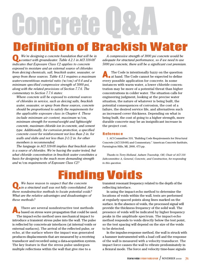 Definition of Brackish Water: Reference | PDF | Concrete | Corrosion