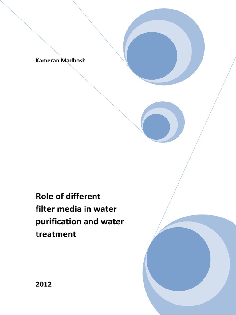 Role of Different Filter Media | PDF | Filtration | Water Purification