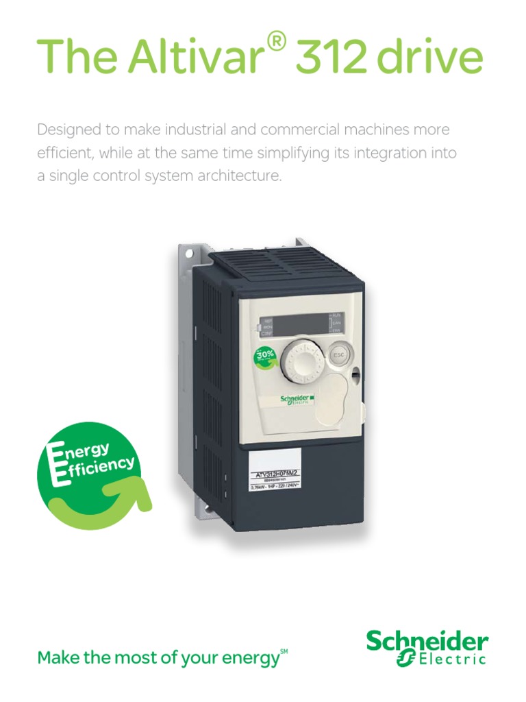 The Altivar 312 Drive | PDF | Bluetooth | Electric Motor