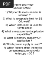 Ferrite Content Testing Procedure PDF | PDF | Nondestructive Testing ...