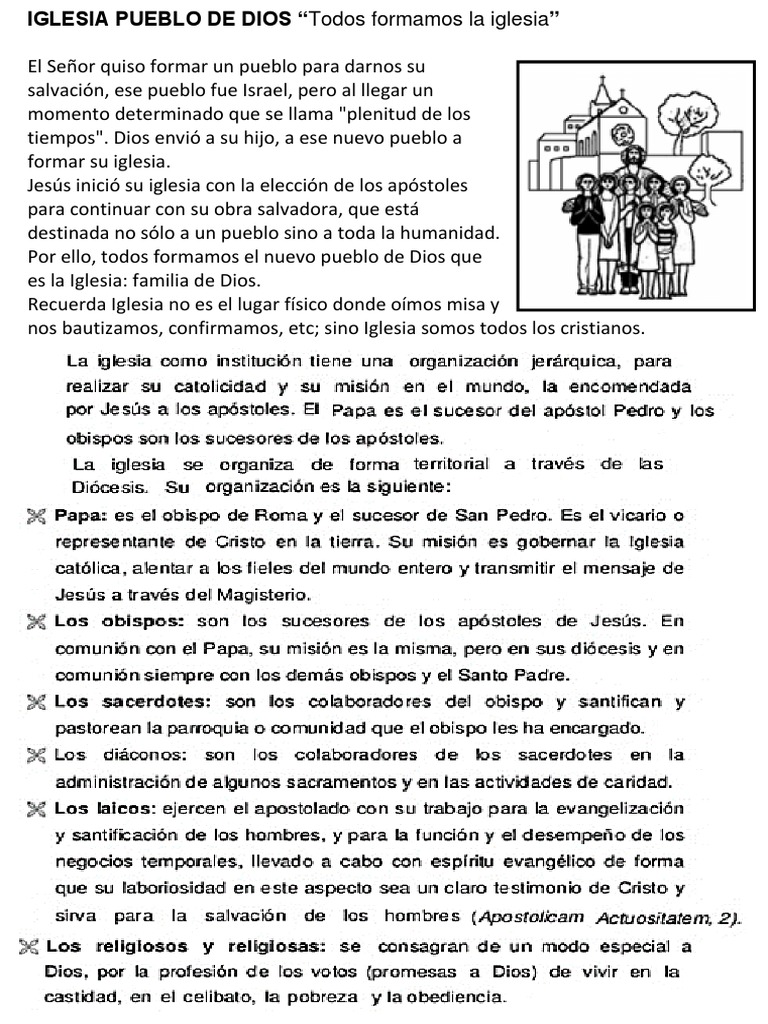 Iglesia Pueblo de Dios | PDF | Iglesia Católica | Salvación