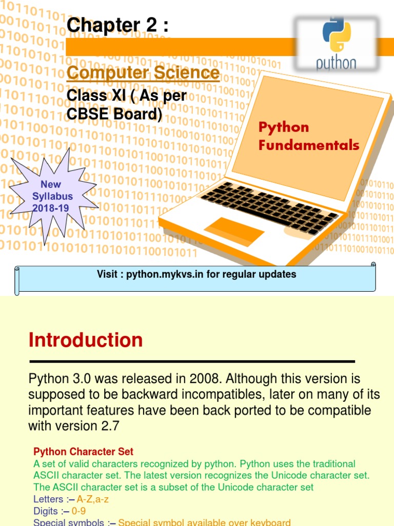 2 Python Fundamentals | PDF | Variable (Computer Science) | Data Type