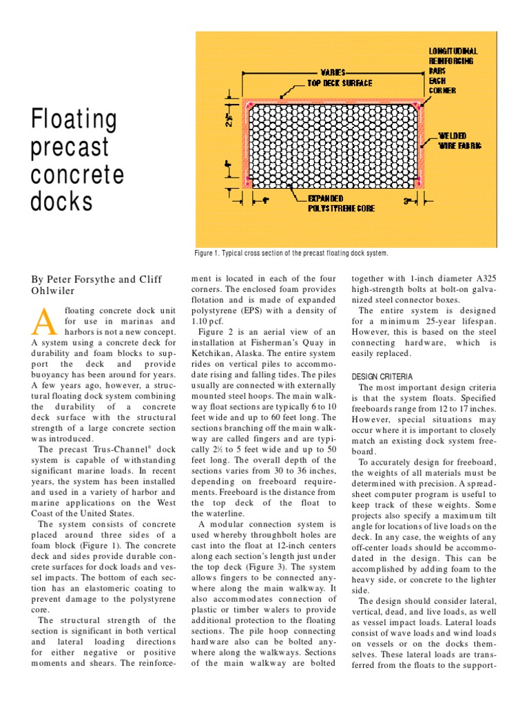 Floating Precast Concrete Docks - tcm77-1305758 | Download Free PDF ...