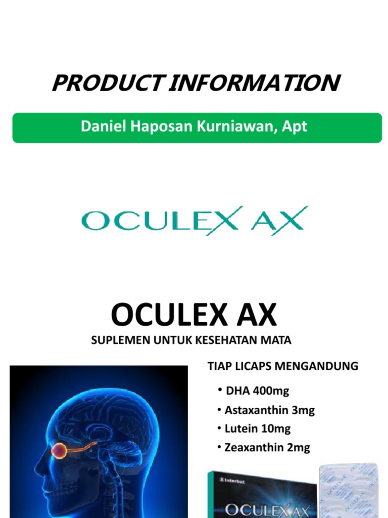 Product Information Oculex AX | PDF