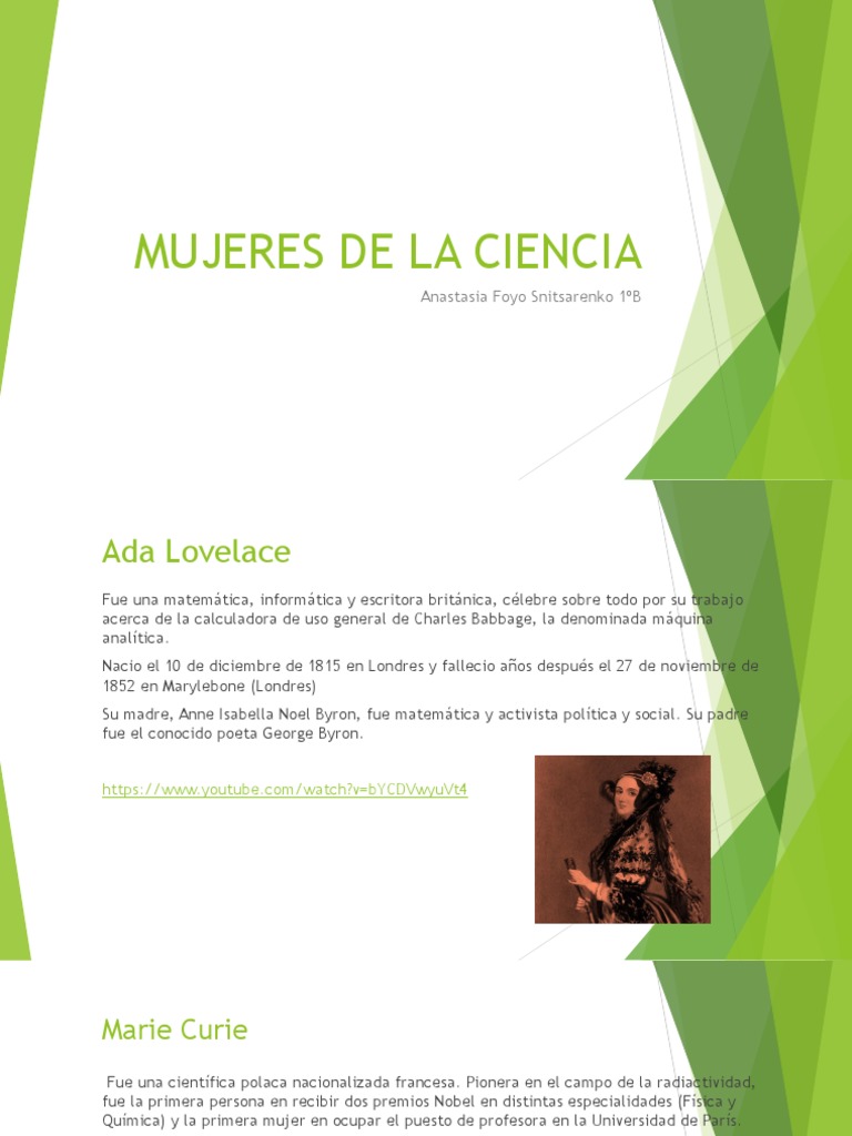 Mujeres de La Ciencia | PDF | Biología | Science