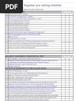 Engine Room Procedures and Checklists | PDF | Piston | Fuel Oil