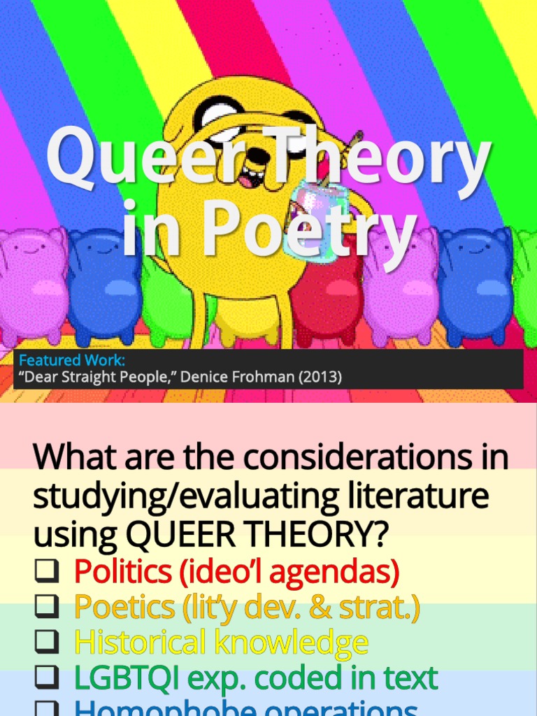 LIT-L09b-Queer Theory (Poetry) | Download Free PDF | Poetry