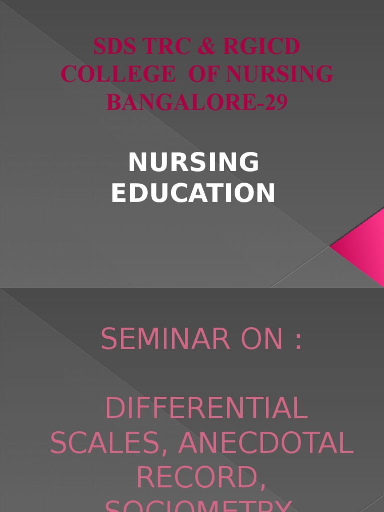 Differential Scale | PDF | Psychological Concepts | Cognitive Science