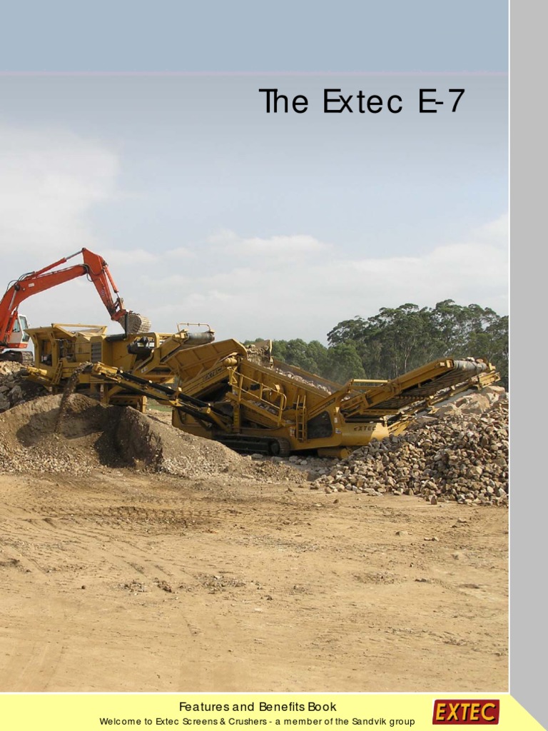 Extec E7 Screener | PDF | Manufactured Goods | Nature