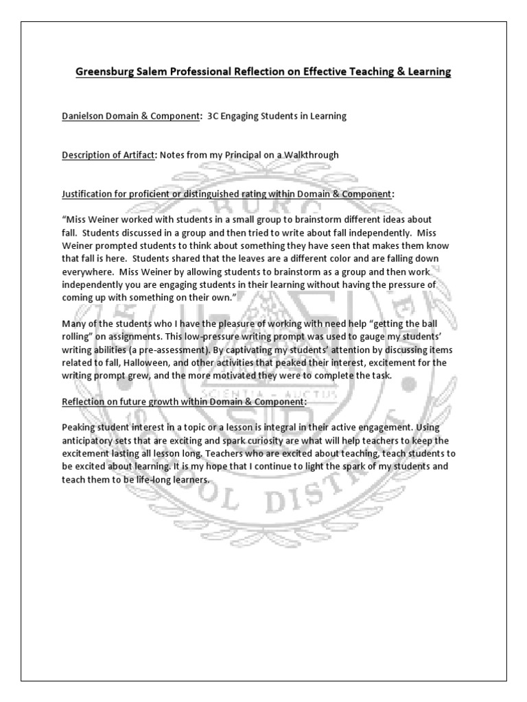 Danielson 3c | PDF