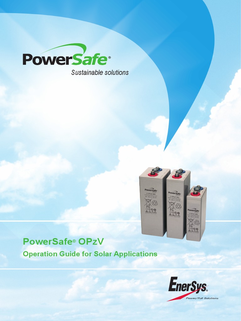 08 - EN-PS-OPzV-OG-006 - Sep 16 - Op Guide Solar PDF | PDF ...