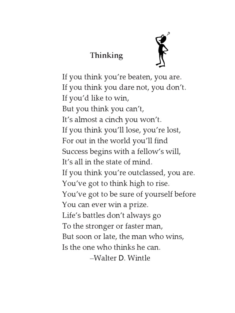 Thinking Poem | PDF