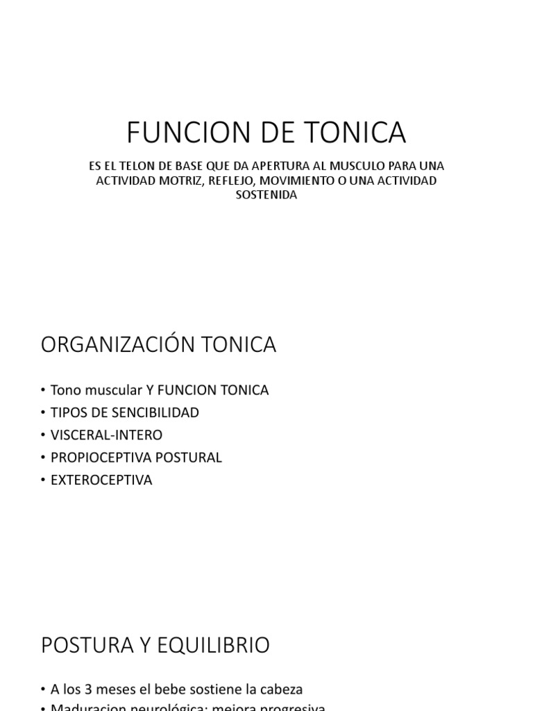 Funcion de Tonica | PDF | Percepción | Cerebro