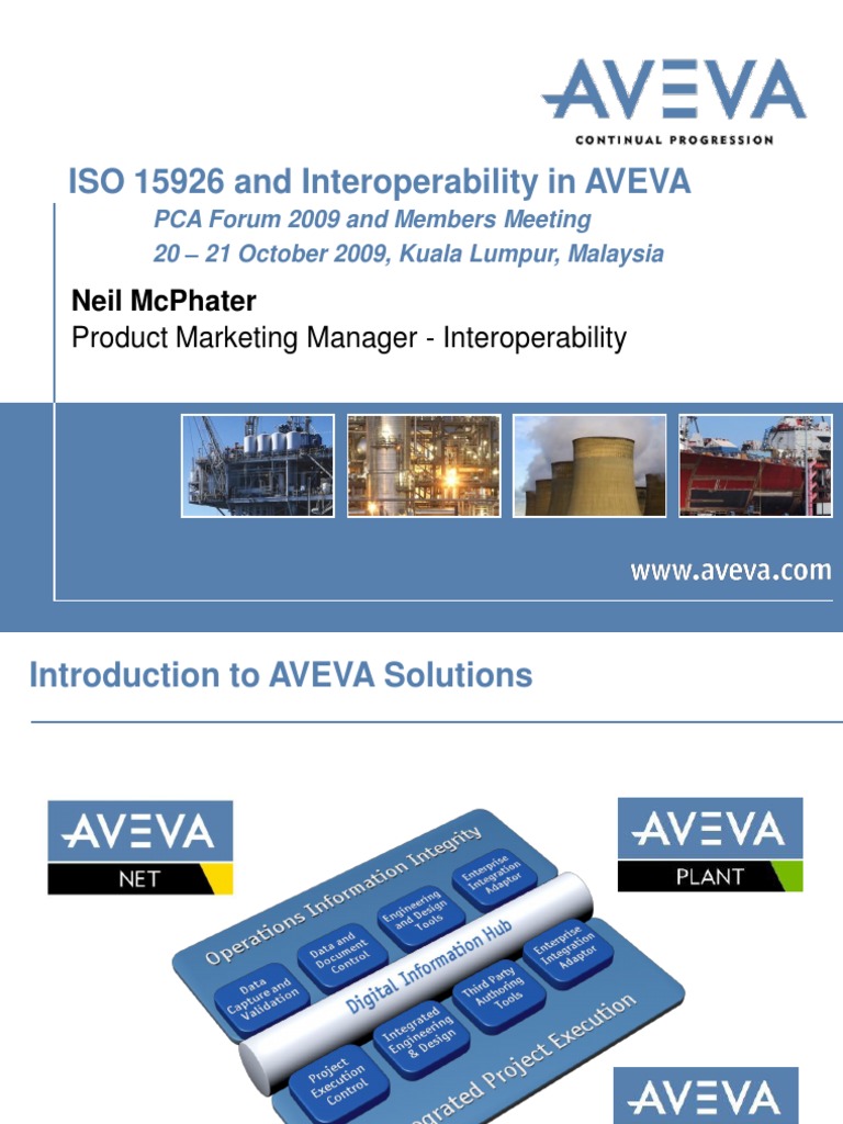 Iso 15926 and Interoperability in Aveva: Neil Mcphater | PDF | Interoperability | Application ...