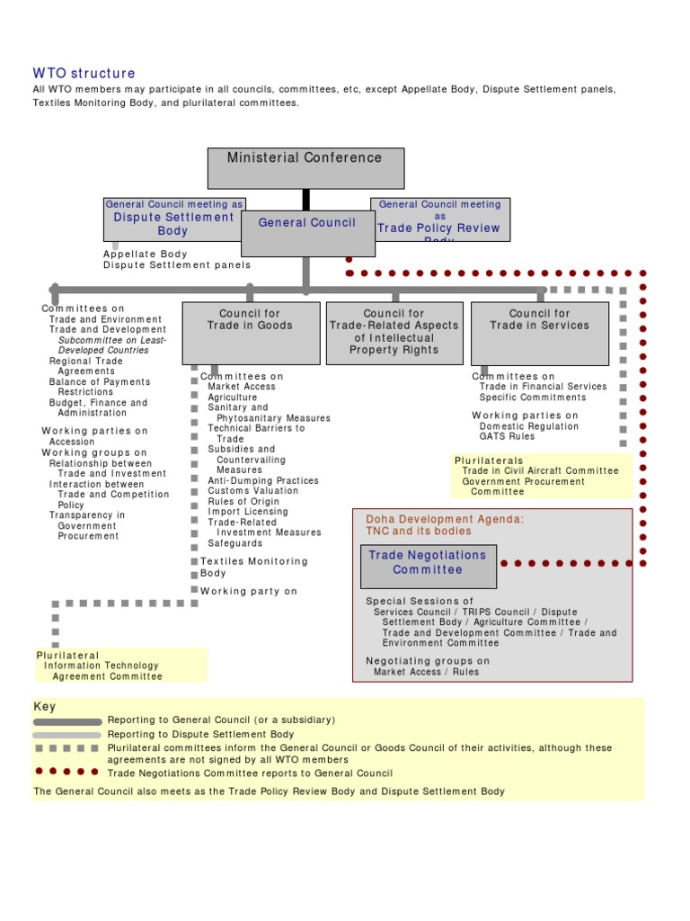 The Structure of the World Trade Organization: An Overview of Councils ...
