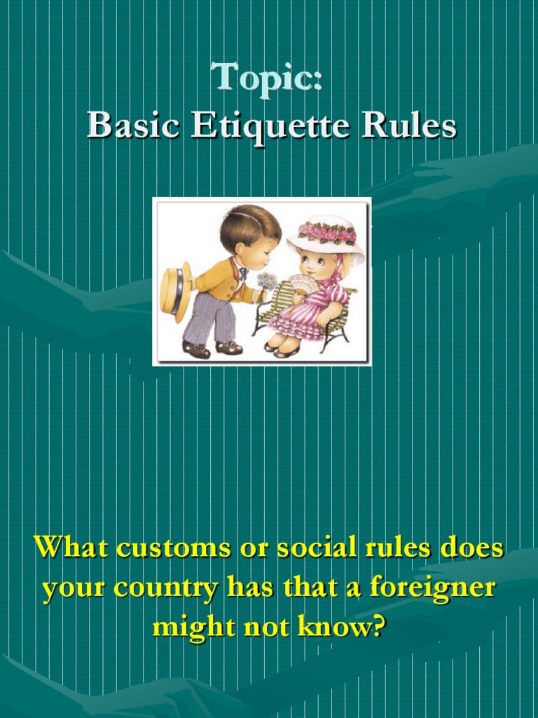 Conversation Etiquette Essentials | PDF | Etiquette