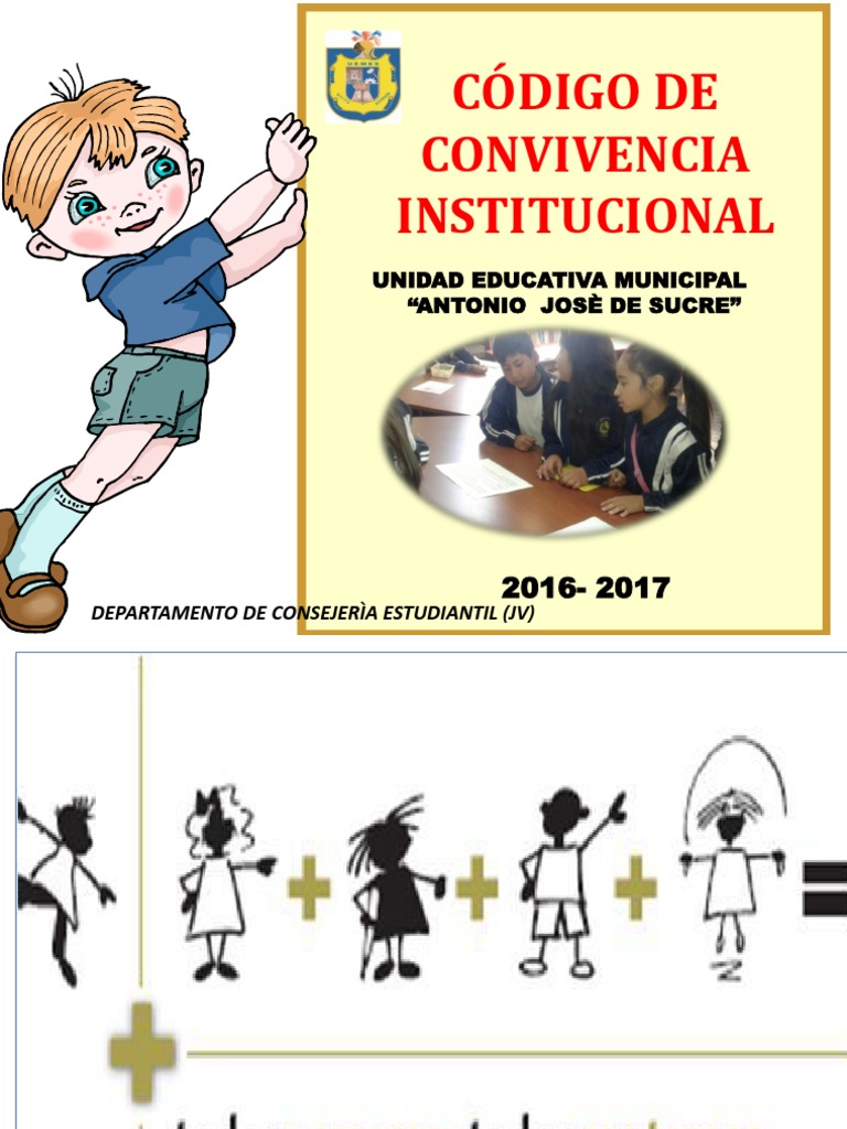 Codigo De Convivencia Pdf Institución Instituciones Sociales
