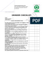 Portable Power Tools Inspection Checklist | PDF