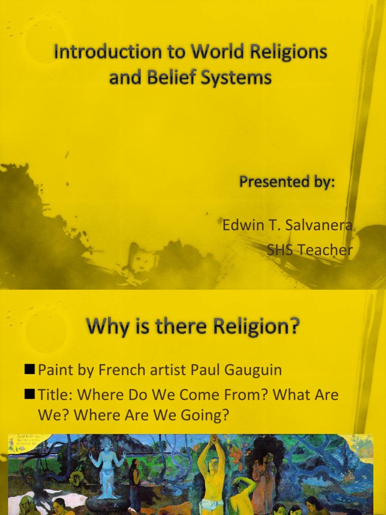 Introduction To World Religions and Belief Systems 2 | PDF | Conscience ...