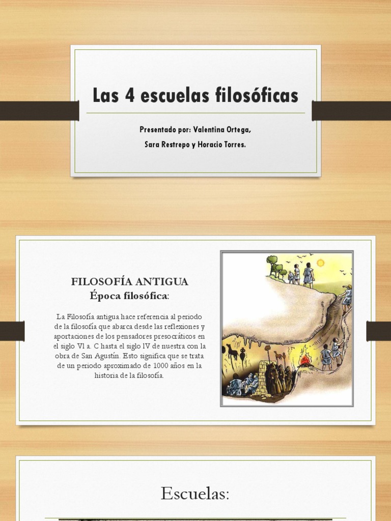 Principales Escuelas Filosóficas | PDF | Existencialismo | marxismo
