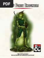 D100 Forest Encounters for D&D 5E | PDF | Predation
