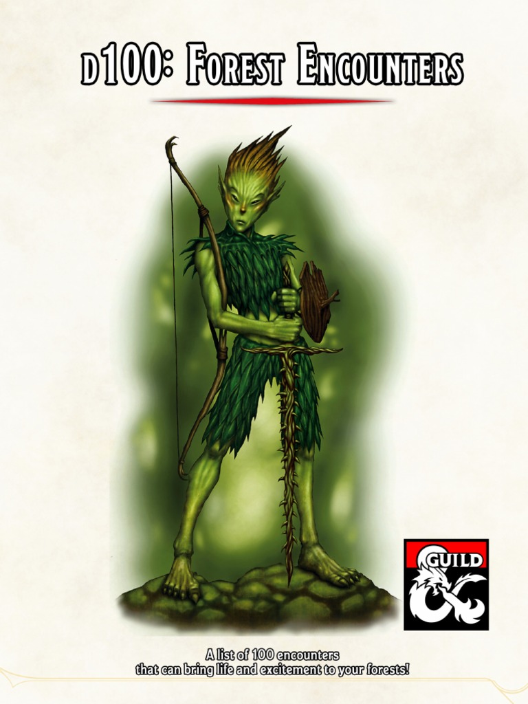 100 Forest Encounters | PDF | Trees | Dungeons & Dragons