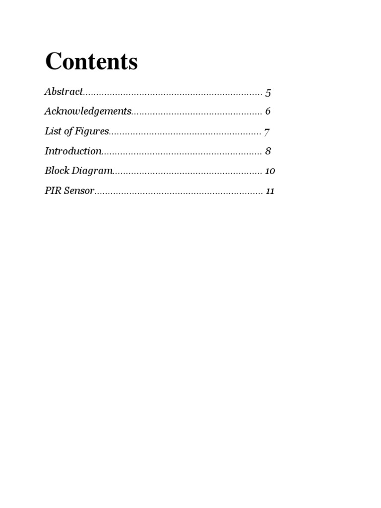 PIR Based Security System | PDF | Arduino | Infrared