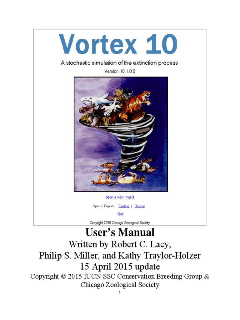 Vortex 10 Manual | PDF | Command Line Interface | Probability Distribution