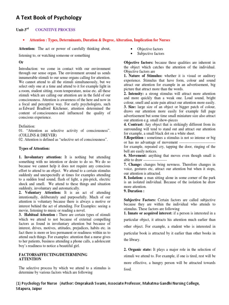 Psychology Unit III PDF | PDF | Classical Conditioning | Perception