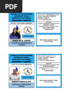 BADAC TEMPLATE - Identification Card Template | PDF