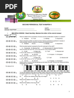 Grade 6 2nd Periodical Test With TOS Answer Keys MAPEH | PDF ...