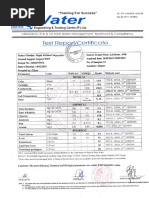 Drinking Water Test Report | PDF | Bacteria | Chemical Compounds