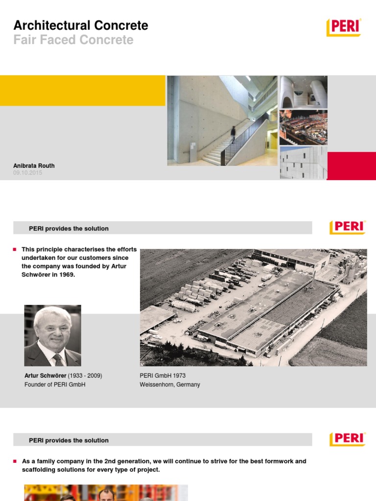 PERI VARIO Fair-Faced Concrete | PDF | Concrete | Civil Engineering