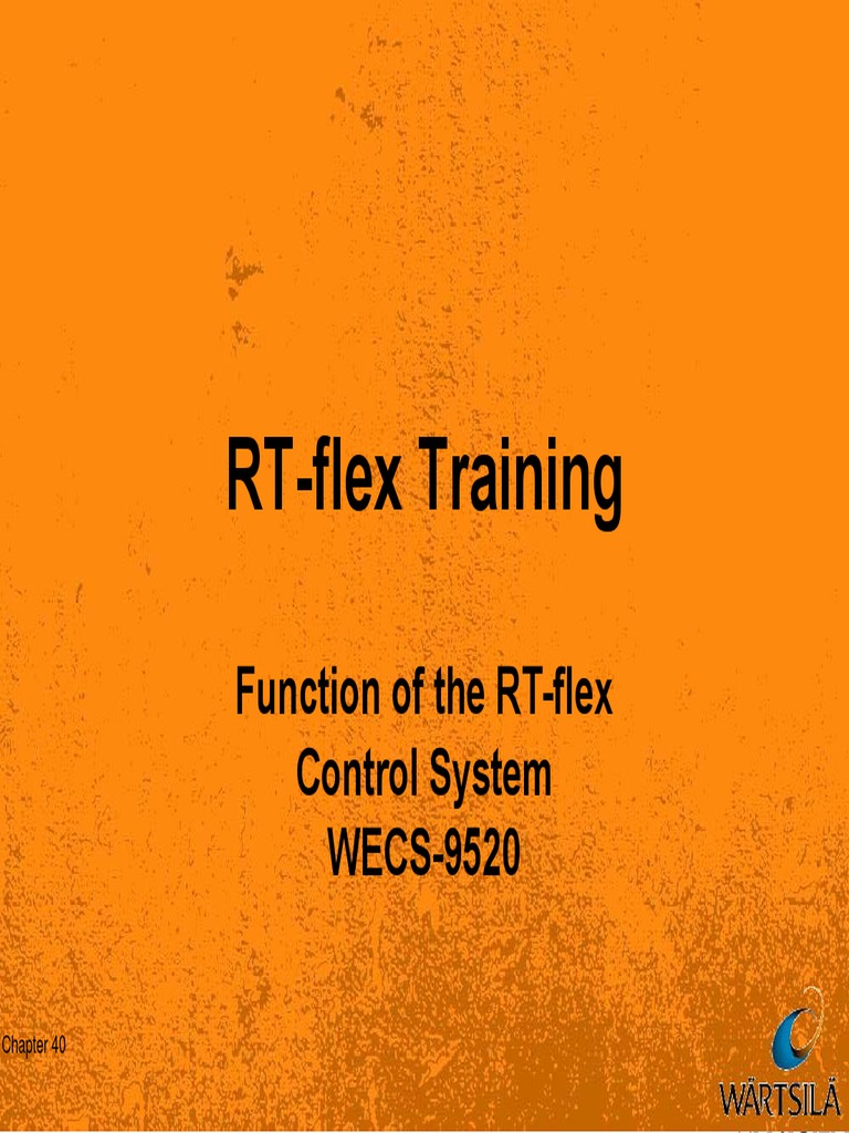 40 RT-flex Control-System Rev01 | PDF | Fuel Injection | Valve