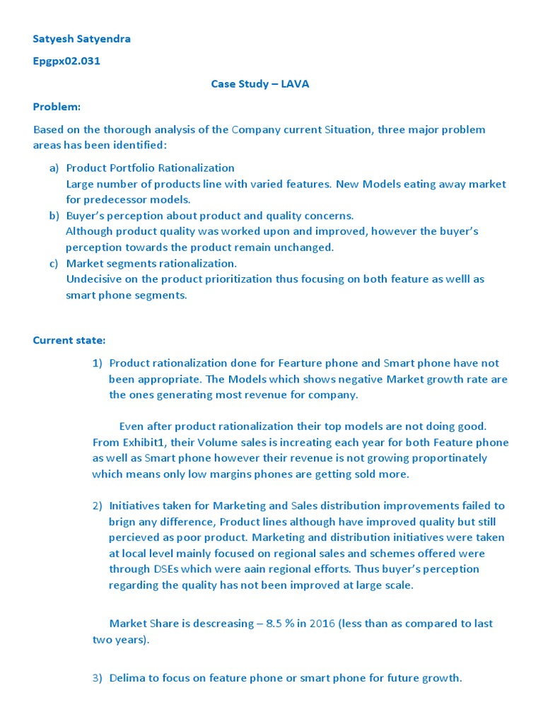 LAVA - Mobile - Case Study | PDF | Smartphone | Apple Inc.