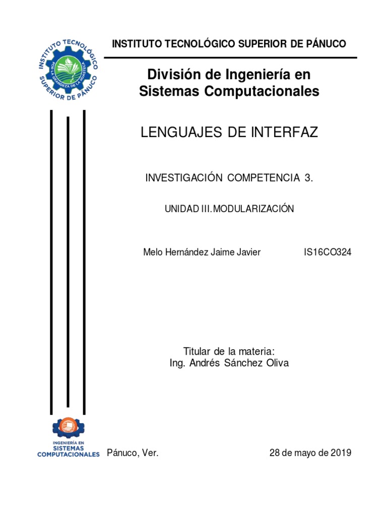 Lenguajes de interfaz modularización | PDF | Macro (informática ...