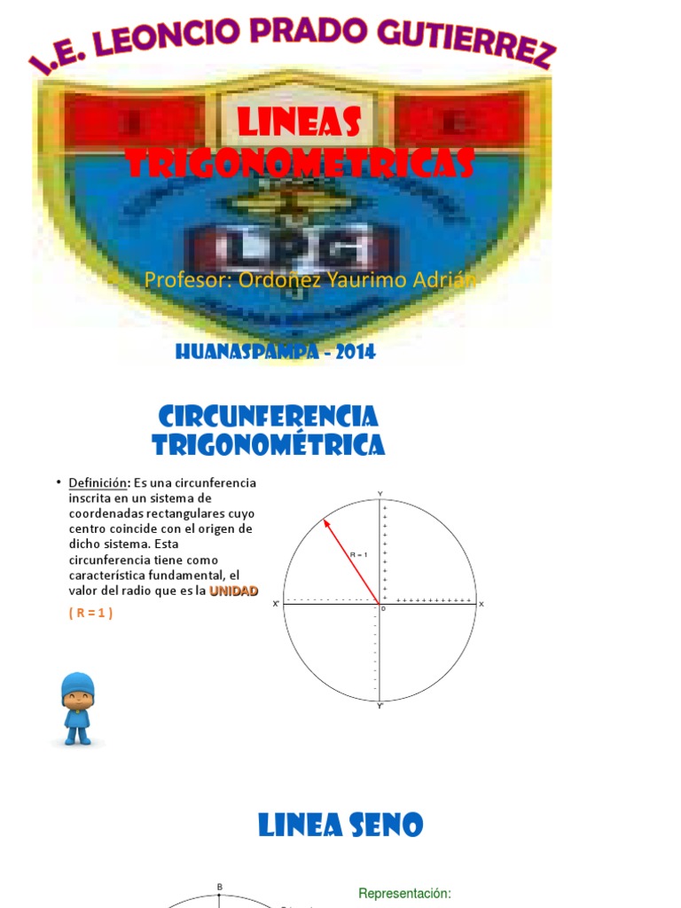 Variacion de La Linea Seno y Coseno | PDF | Intervalo (Matemáticas) | Trigonometría
