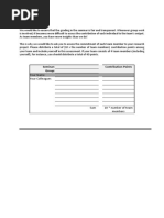 Team Contribution Statement Template | PDF