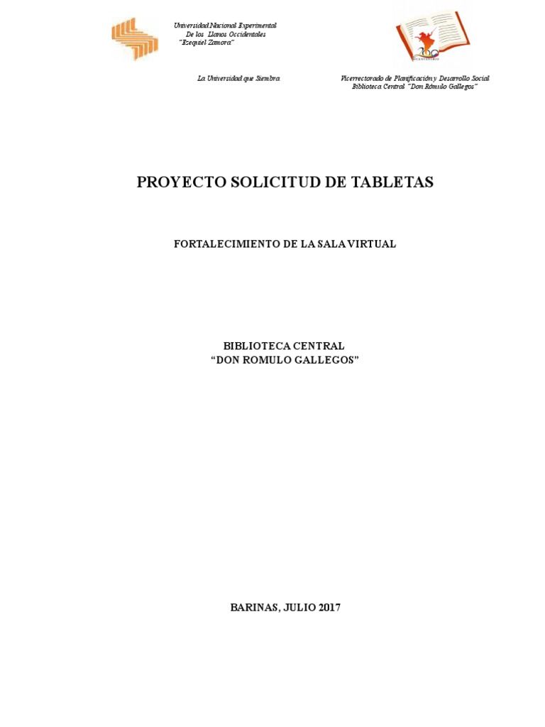 Proyecto Tablets 2017 OTRO FORMATO | PDF | Maestros | Universidad