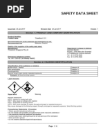 MSDS Hydraulic Oil 68 | PDF | Dangerous Goods | Safety