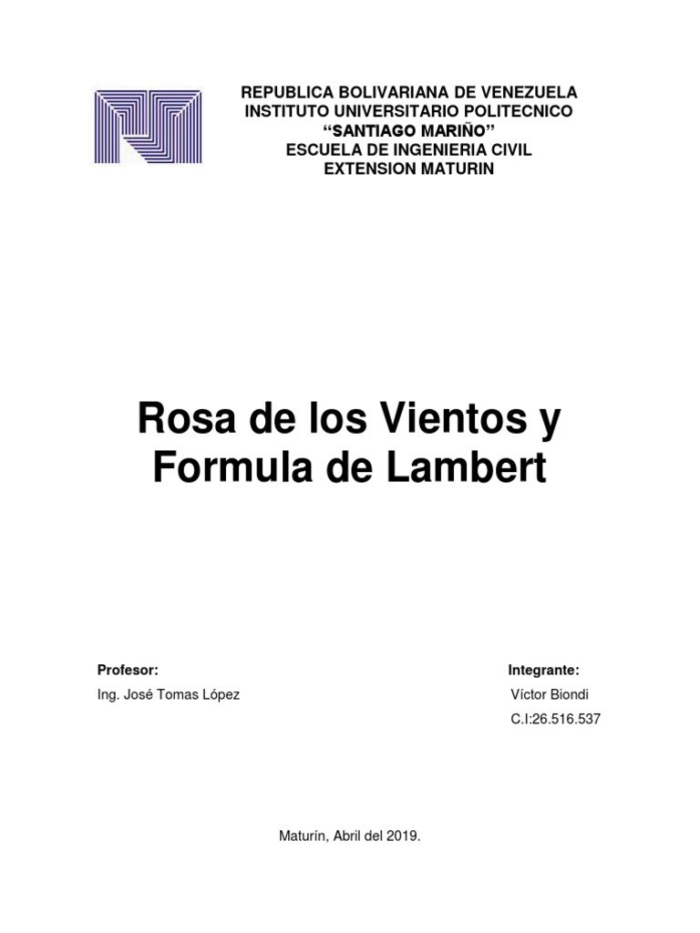Rosa de los Vientos: Grados y Usos | PDF | Navegación | Geografía