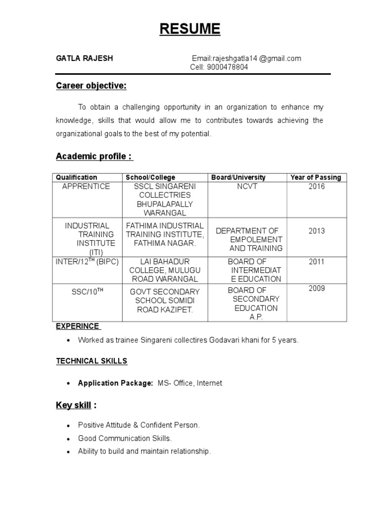 Manoj Resume | PDF | Psychological Concepts | Cognitive Science