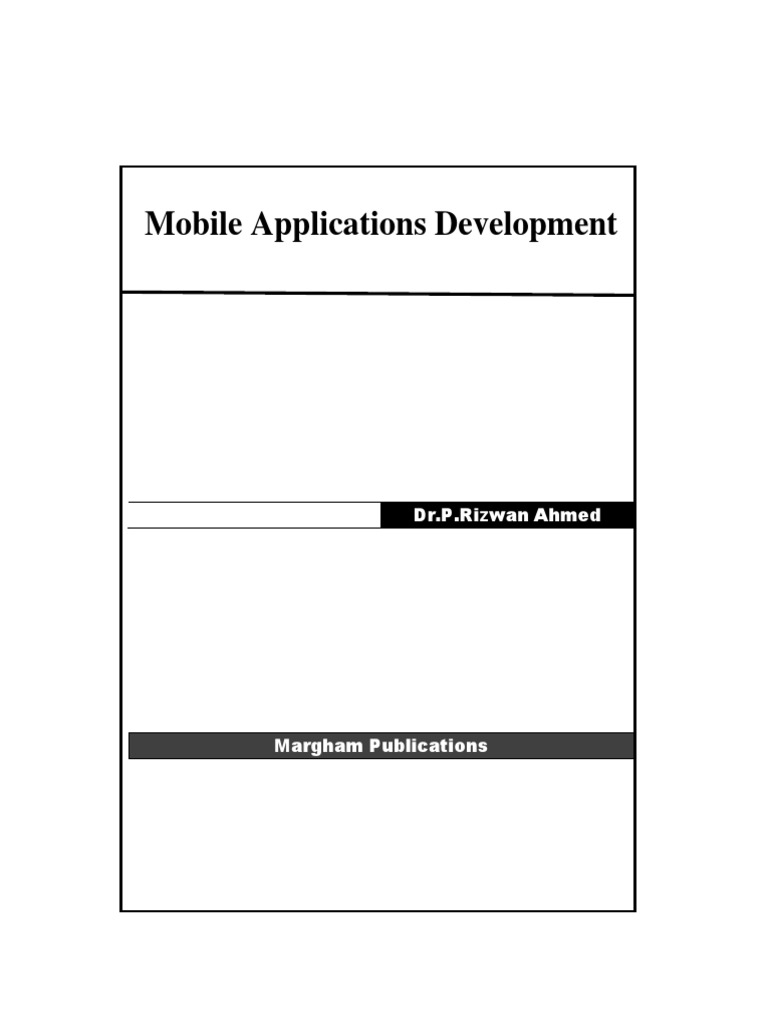 Mobile Application Development | PDF | Eclipse (Software) | Android (Operating System)