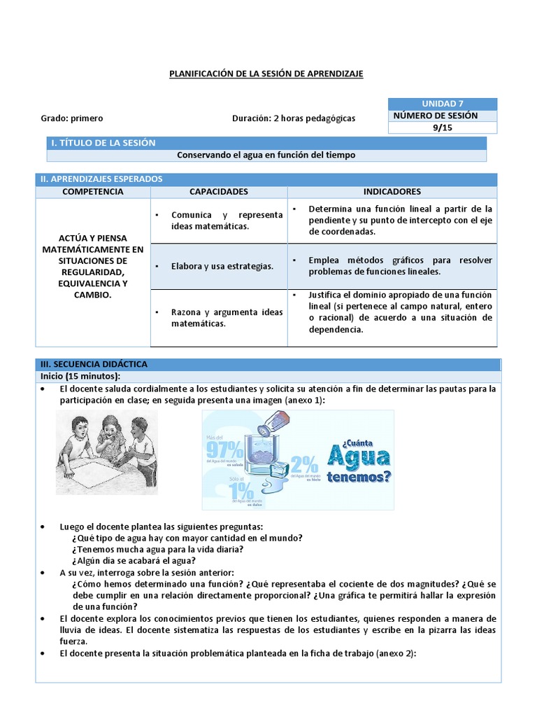 Mat1-U7-Sesion 09 | PDF | Función (Matemáticas) | Aprendizaje