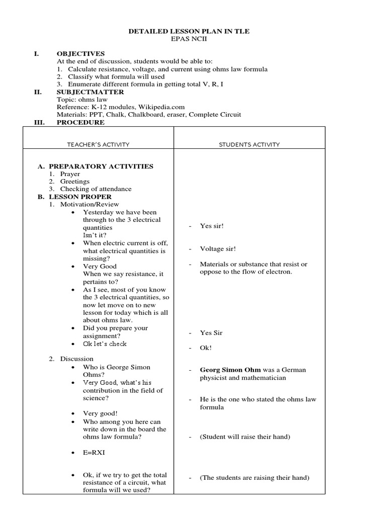 Ohms Law | PDF | Electrical Resistance And Conductance | Electrical Network