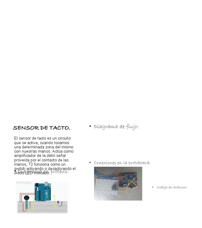 Sensor de Tacto | PDF