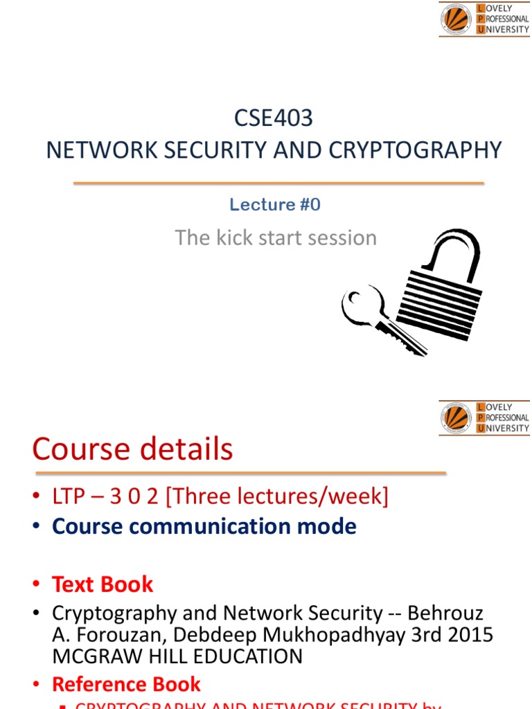 1 Introduction Network Security Cryptography Pdf Information Security Cryptography