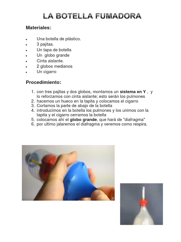 Experimento La Botella Fumadora | PDF
