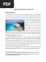 Boracay Island Rehabilitation Case Study | PDF | Sewage | Sustainability