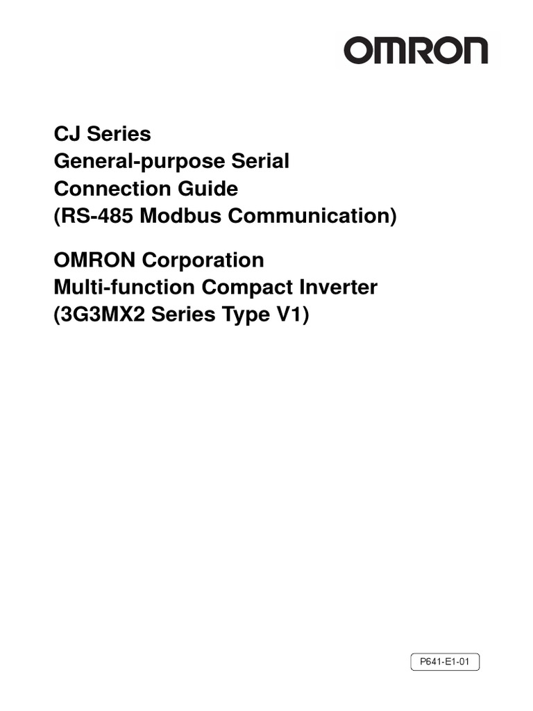Modbus Omron | PDF | Programmable Logic Controller | Usb